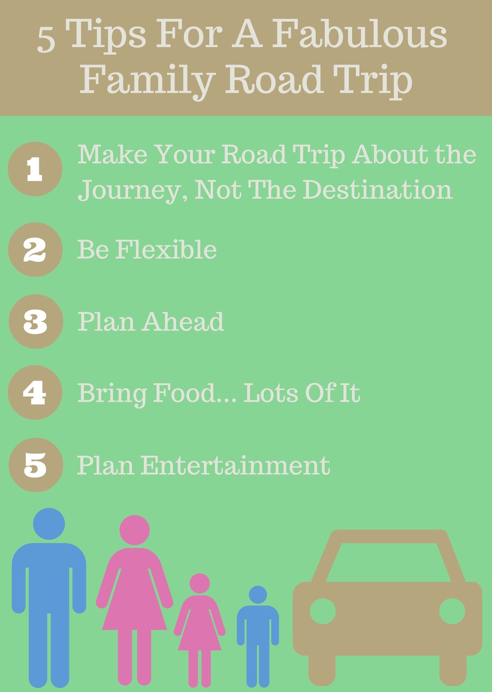 5 Tips For A Fabulous Family Road Trip - Urban Mommies