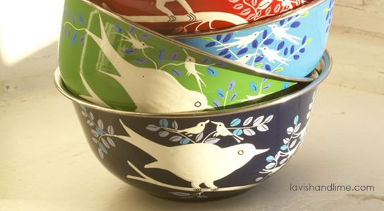 Stainless Steel Eva Bird Bowls - Urban Mommies