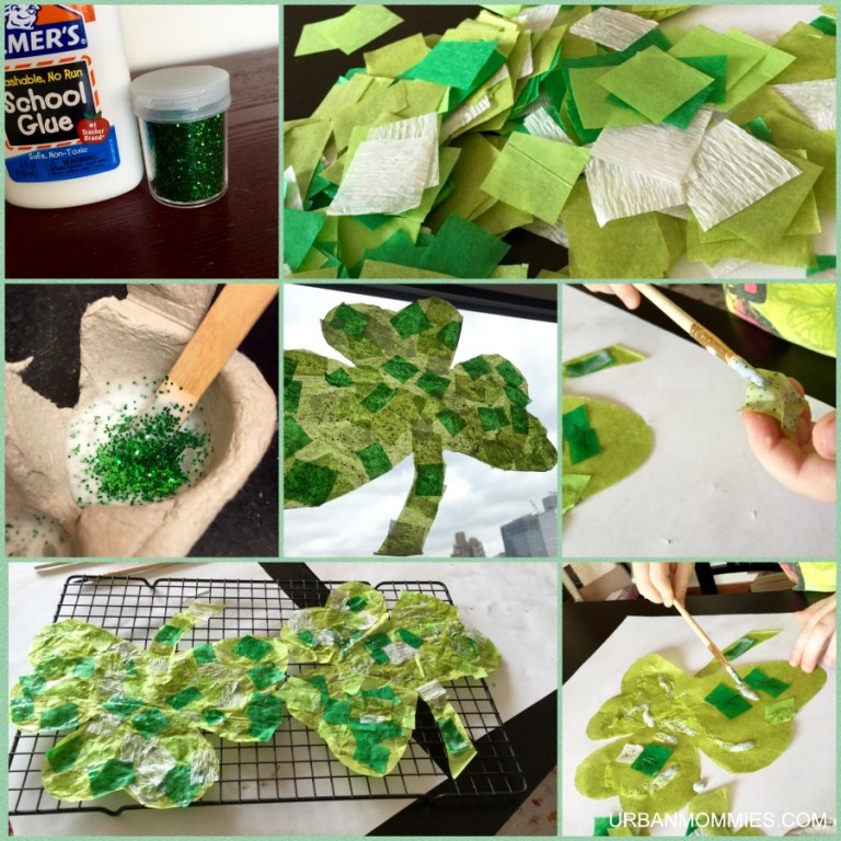 Celebrate St. Paddy's Day with Last Minute Shamrock Crafts - Urban Mommies